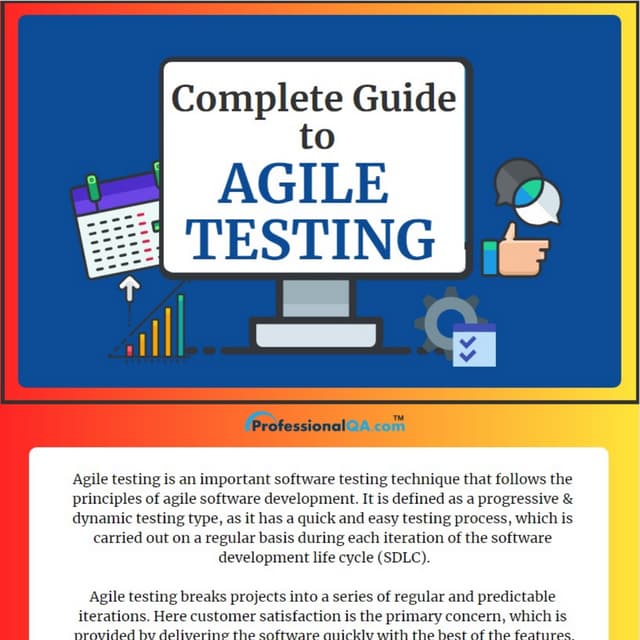 Complete Guide to Agile Testing | PDF