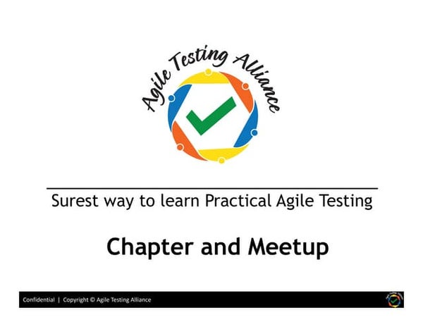 Agile Testing Alliance Chapter Presentation Agile Estimation
