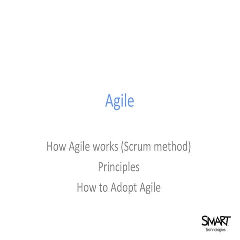 Agile values | PPT