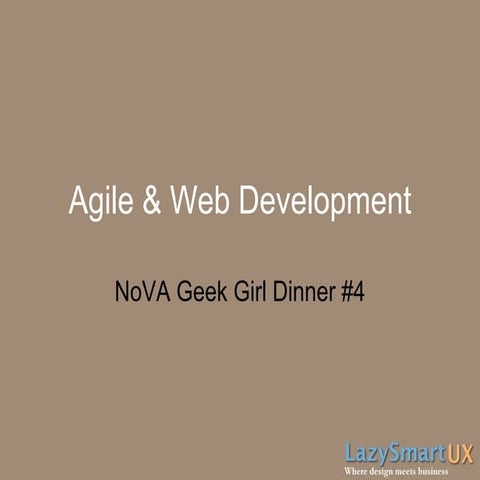 Agile And Web Development Ppt