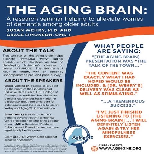 Aging Brain | PDF | Brain and Nervous System Disorders | Diseases and ...