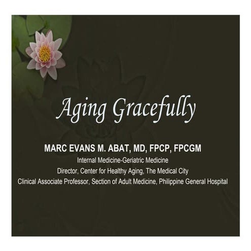 Aging gracefully layforum | PDF