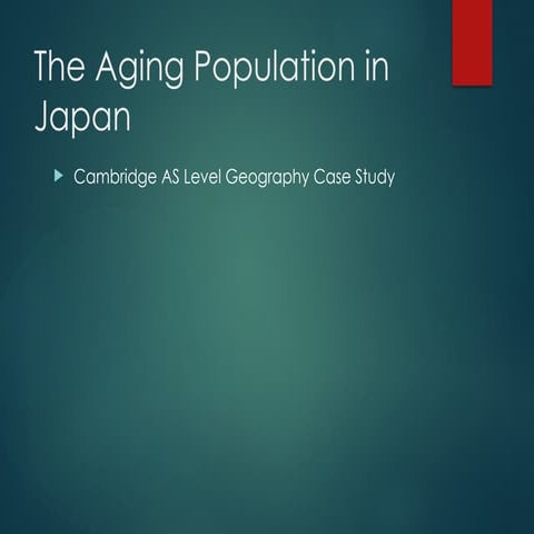 Aging_Population_in_Japan_AS_Level_Geography. | PPTX