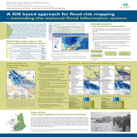 A gis based approach for flood risk mapping | PDF