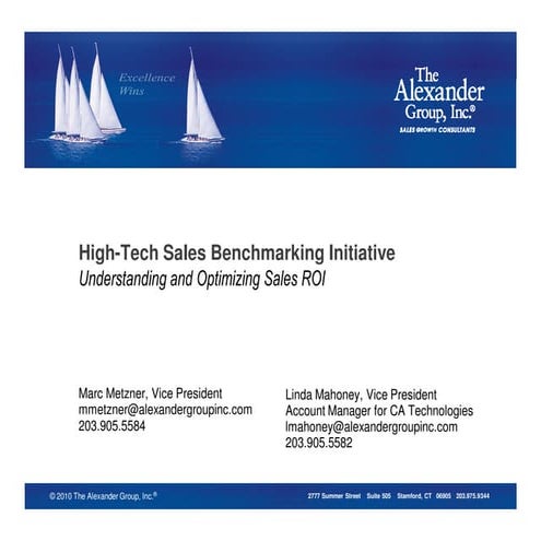 AGI Software Sales Benchmarking Overview 062310 | PDF