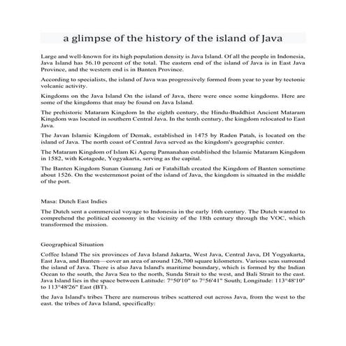 a glimpse of the history of the island of Java.pdf | Free Download