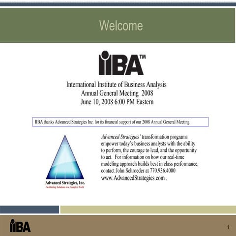 Agm 2008 Presentation | PPT