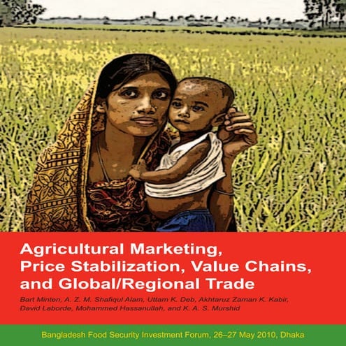 Agricultural marketing, price stabilization, value chains, and global ...