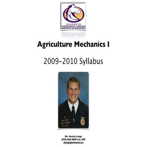 Ag Mech Digital Syllabus | PPT