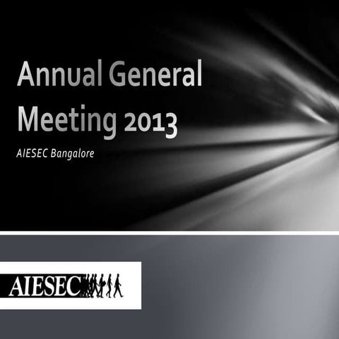 AGM final presentation | PPT