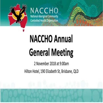 NACCHO 2018 National Conference – AGM Agenda | PPTX