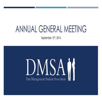 DMSA AGM Slides | PPTX