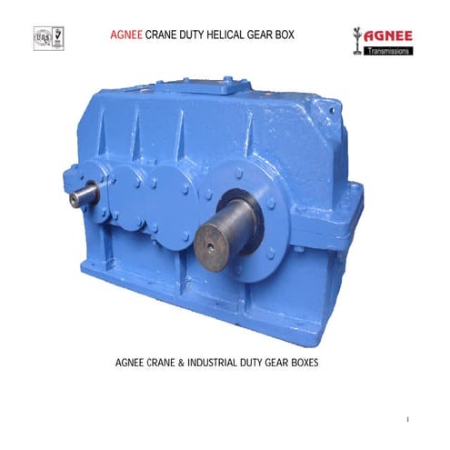 Agnee crane duty helical gear box | PDF