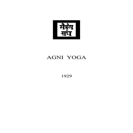 Agni Yoga: concetti basilari | PDF