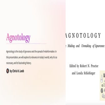 Agnotology | PDF