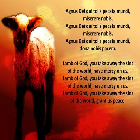 Agnus Dei (Lamb of God) | PPTX
