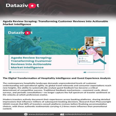 Agoda Review Scraping Transforming Customer Reviews into Actionable ...