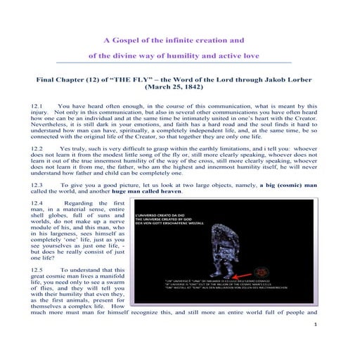 A Gospel of the Infinite Creation and of the Divine Way of Humility ...