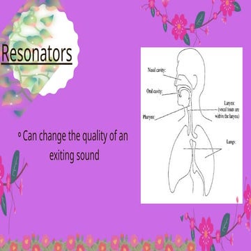 resonators can change the quality of an existing sound | PPTX