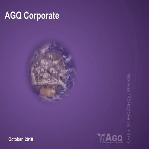 Agq labs & mining corporate oct 2010 | PPT