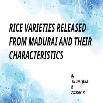 AGR 301 SILUVAI JENA siluvai siluvai siluvai siluvai siluvai silathu | PPT