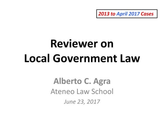 Local regional governance | PPT