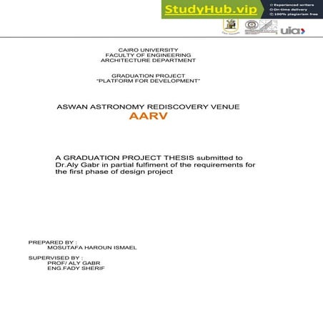 A GRADUATION PROJECT THESIS | PDF