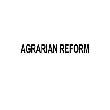 CARPER (Comprehensive Agrarian Reform Program Extension with Reforms ...