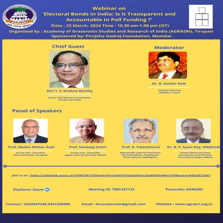 AGRASRI Invitation - Round-Table Meeting (Zoom Webinar) on Electoral ...