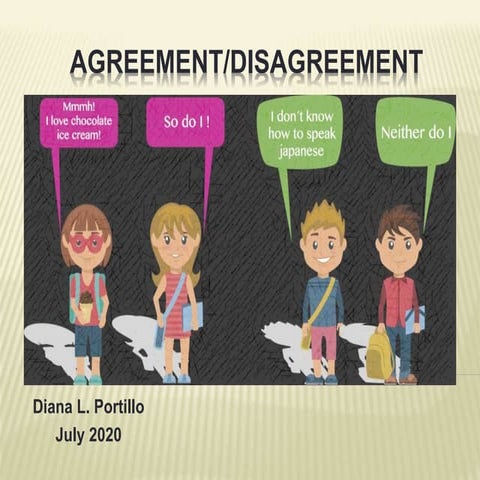 Agreement and disagreement presentation | PPTX