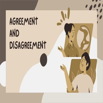 Agreement Disagreement PPT.pdf