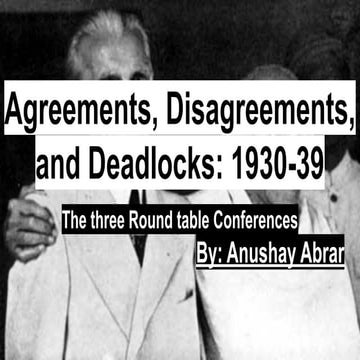 Agreements, disagreements, and deadlocks 1930-39 (Class VIII) (The ...