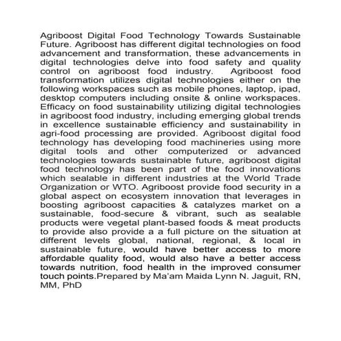 AGRIBOOST DIGITAL FOOD TECHNOLOGY TOWARDS SUSTAINABLE FUTURE.docx