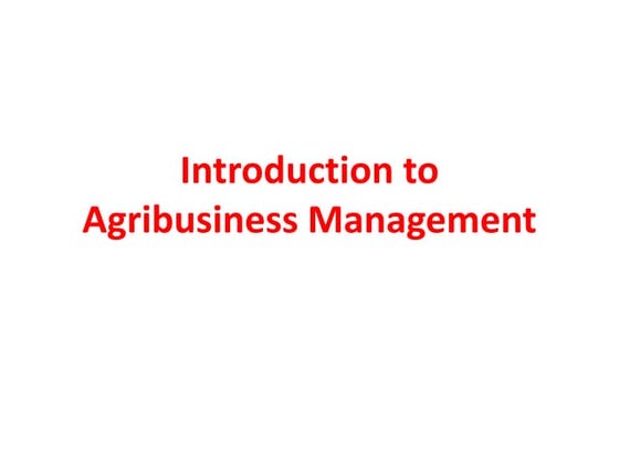 Agricultural value chain analysis | PPT