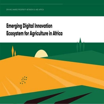 Ecosystem approach for digital solutions in agriculture | PPTX