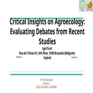 Community Managed Natural Farming / Rythu Sadhikara Samstha – Farmers ...