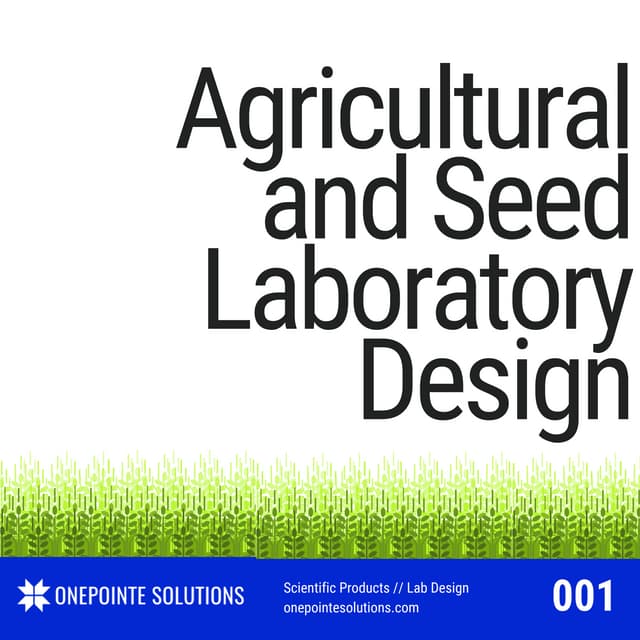 Agricultural and Seed Laboratory Design | PDF