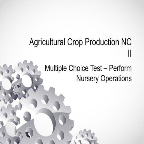 Self-Directed Learning Module in T.L.E. 10 (Agricultural Crops ...