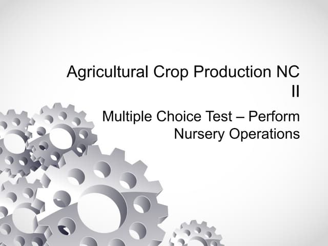 Self-Directed Learning Module in T.L.E. 10 (Agricultural Crops ...