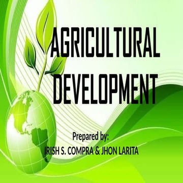Urban and Rural Agricultural Development .pptx