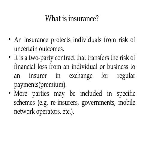 Agricultural insurance importance for crop production | PPTX