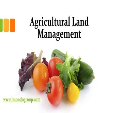 Agricultural land management | PPTX