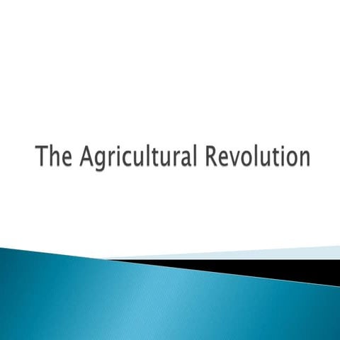 Agricultural revolution | PPTX