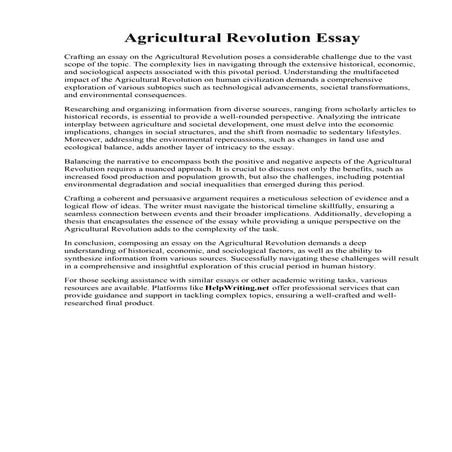 Agricultural Revolution Essay.pdf
