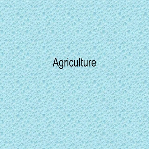 Sec 1 Agriculture | PPT