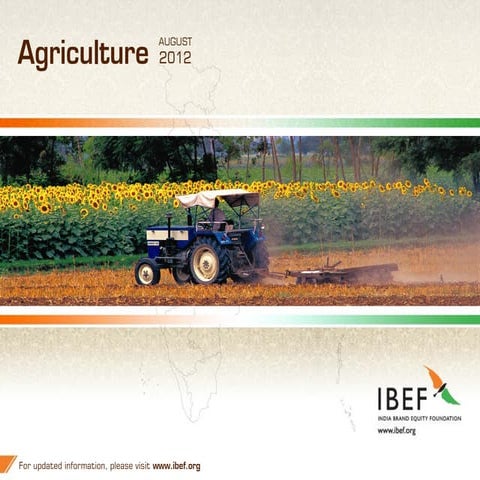Agriculture Sector in India, Agricultural Development in India ...