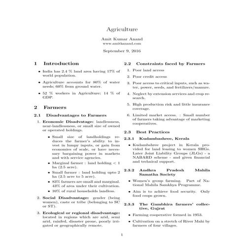 Agriculture | PDF