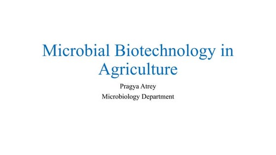 Use of Pseudomonas fluoroscens as biocontrol agent | PPT