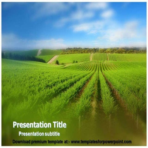 Agriculture PowerPoint Template | PPTX