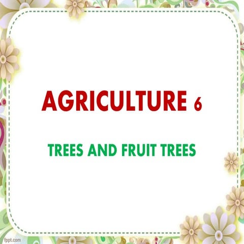 Agriculture Orchard 6 | PPTX
